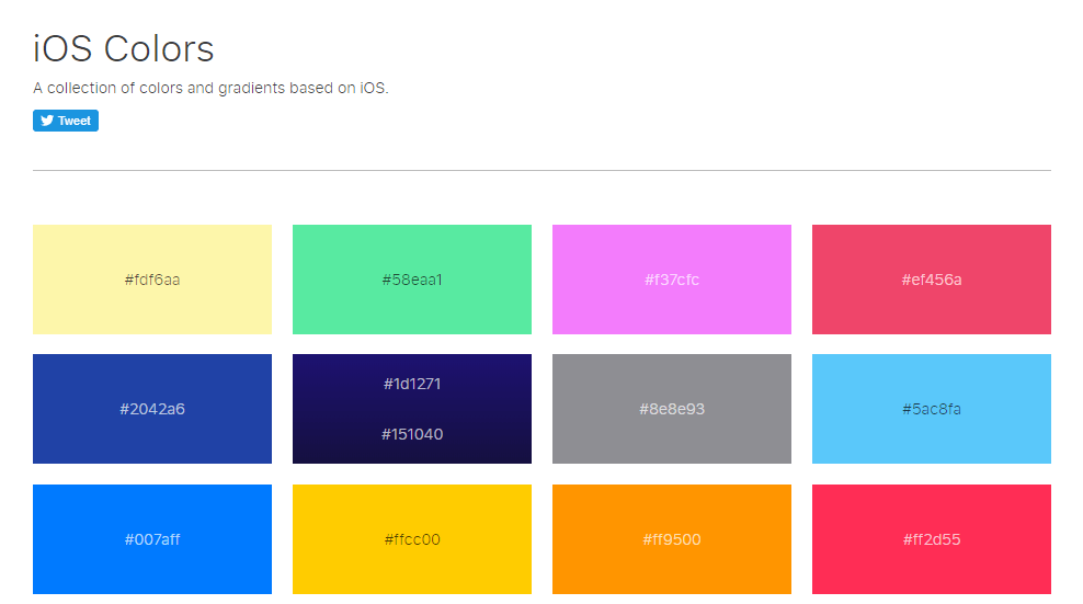 iOS Colors で簡単に色設定をしよう【ノンデザイナー・配色】 | SEO白書